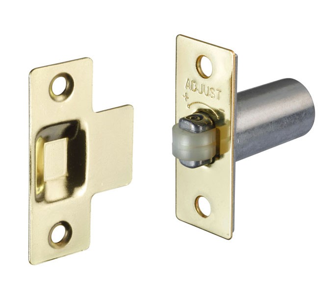 Adjustable Roller Catch Electroplated Brass - Atlantic Timber